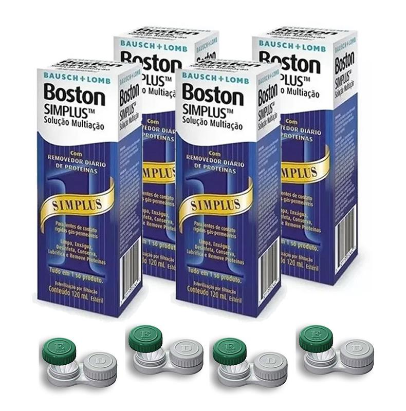 Boston simplus 120 ml - Bausch & Lomb - Termogênico - Magazine Luiza