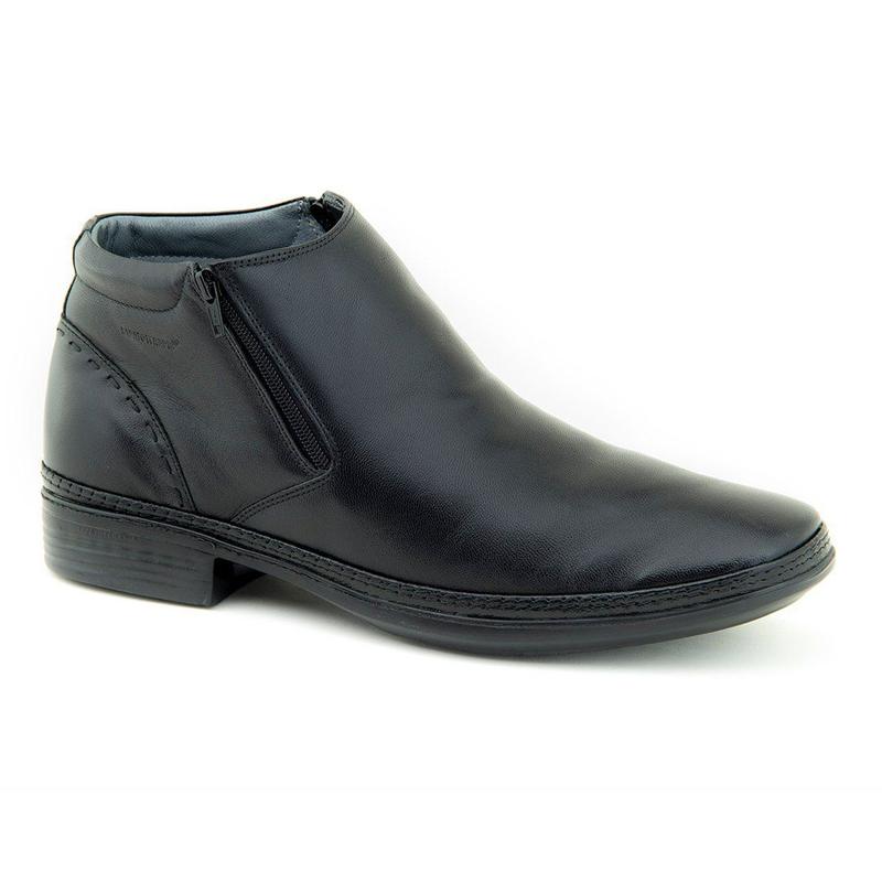Bota Captiva Super Leve Sapatoterapia Preta - Bota Masculina - Magazine ...