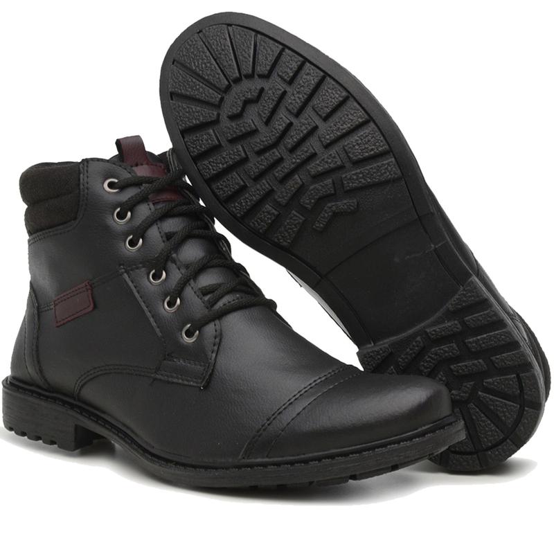 Bota casual masculina coturno adventure preto - sollano - Bota Masculina - Magazine Luiza