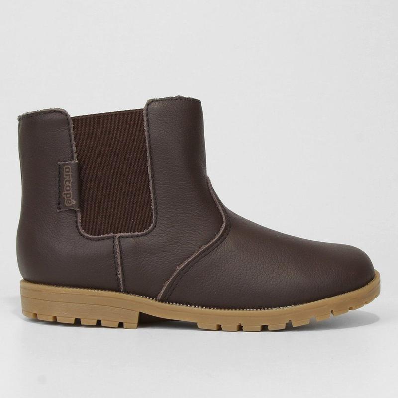 Bota Chelsea Infantil Ortopé Baby Boot Couro Menino - Bota para Bebês ...