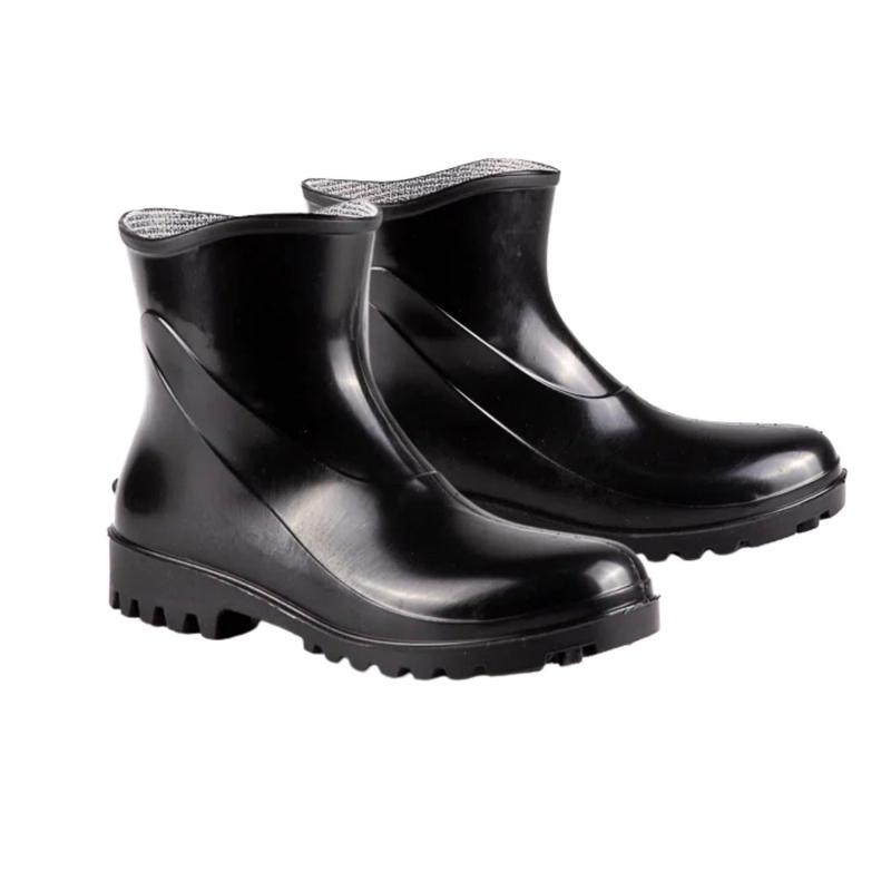 Bota de Segurança EPI Ocupacional Impermeável Pvc Preta Cano Extra ...