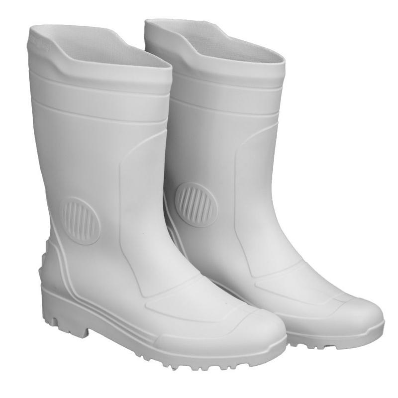 Bota de trabalho galocha branca pega forte - 324 - TRENTO - Galocha ...