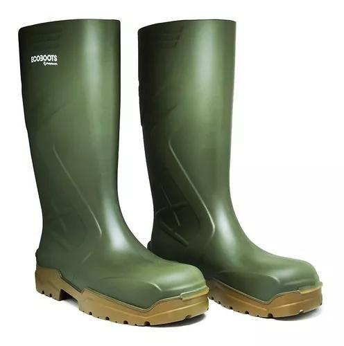 Bota Ecoboots Polytech Cano Longo Verde Bege - Outros Moda e Acessórios - Magazine Luiza
