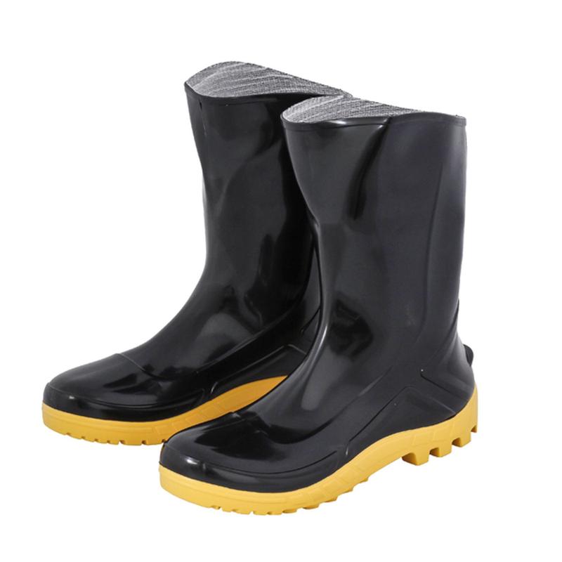 Bota em PVC azul cano médio sem forro - 110VFLEX PRAMarca: Marluvas ...