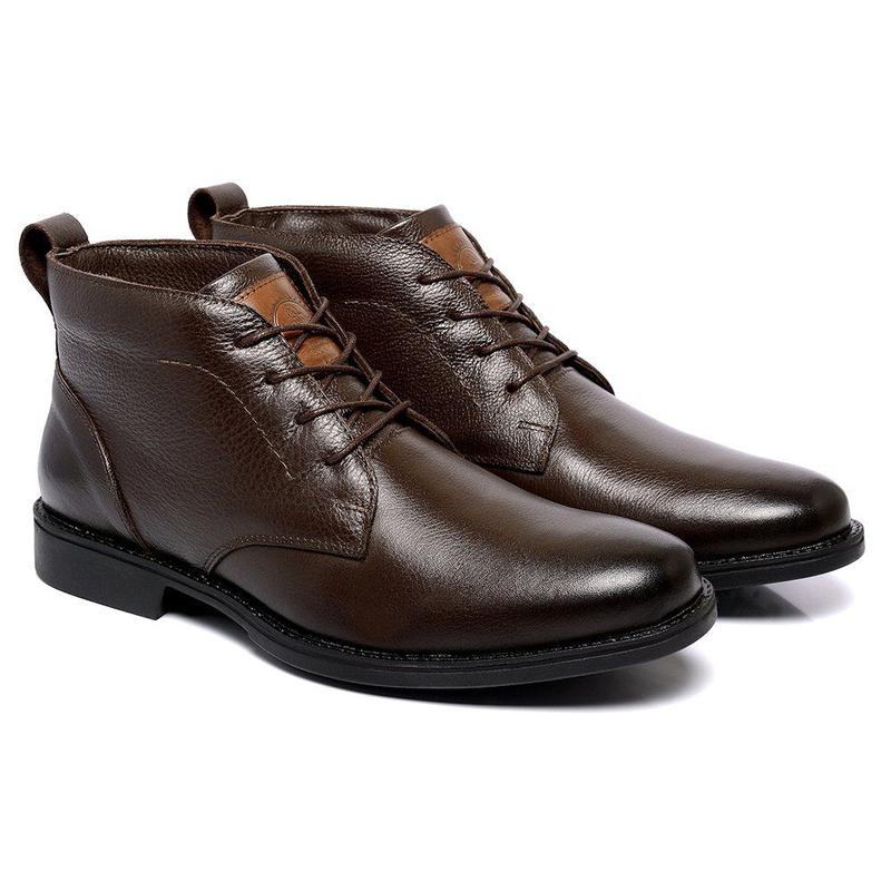 Bota Masculino Couro Legítimo Ref.: 8300 Floter Café Toro - KAUANY ...