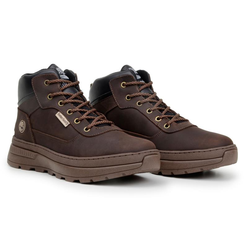 Bota Timberland Masculina Waterproof Gore-Tex Coturno Couro NL078 Field ...