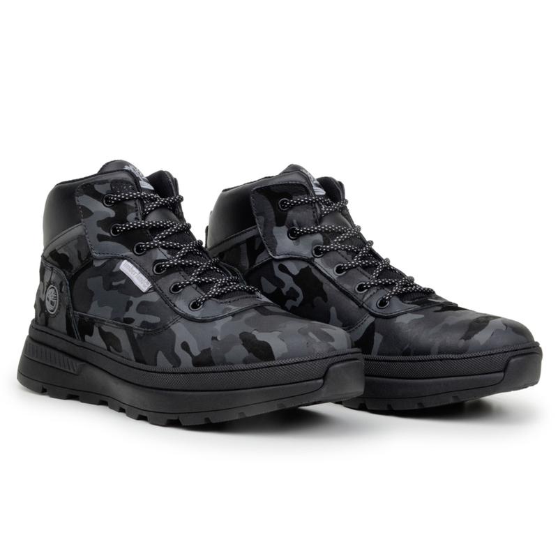 Bota Timberland Masculina Waterproof Gore-Tex Coturno Couro NL078 Field ...