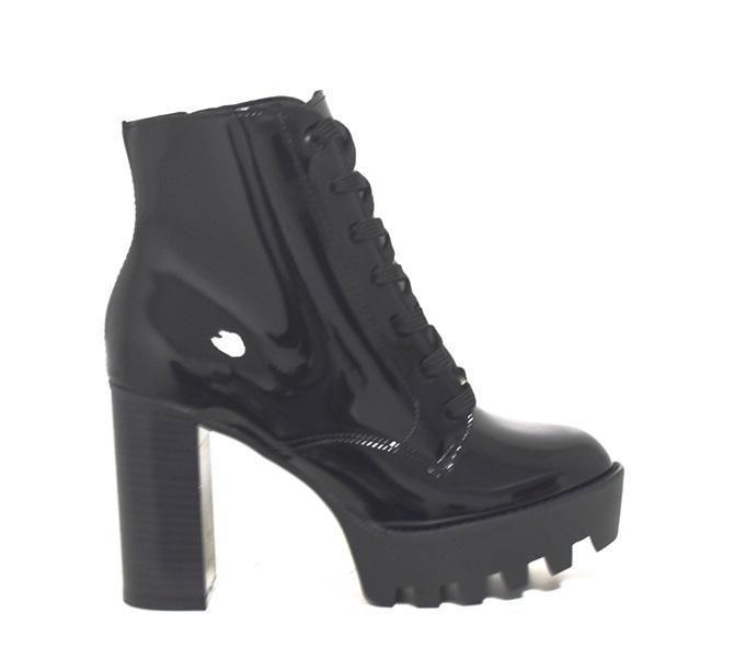 Bota Vizzano Coturno Salto Alto Tratorado Feminino 3069101 - Coturno ...