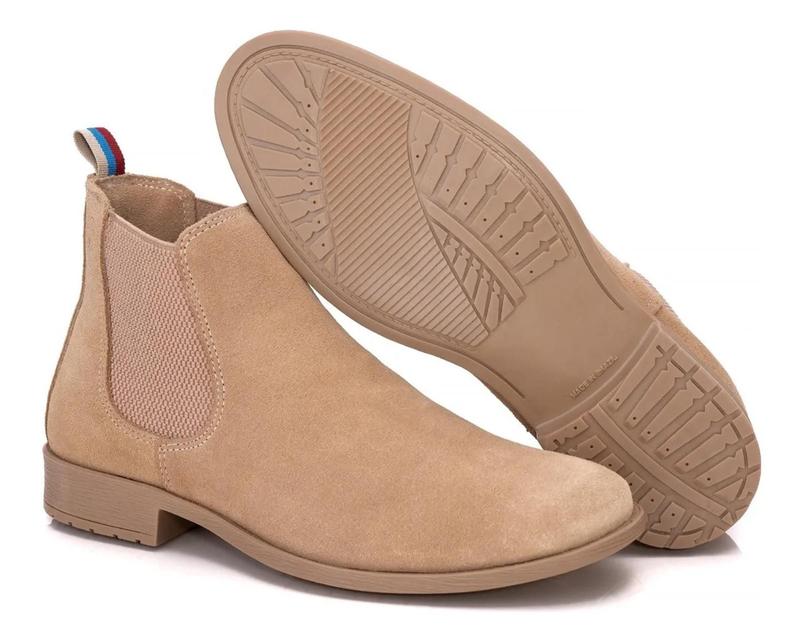 Botina Chelsea Country Bota Masculina Em Couro Camurça agro - natureza ...