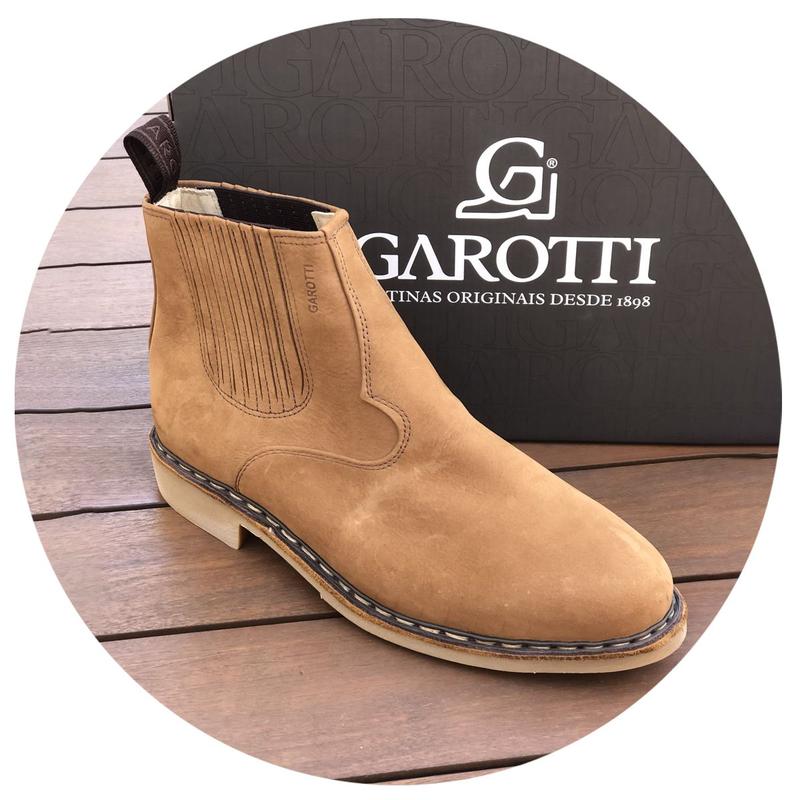 Botina Estilo Country Masculina Vira Francesa Garotti Agro - Bota ...