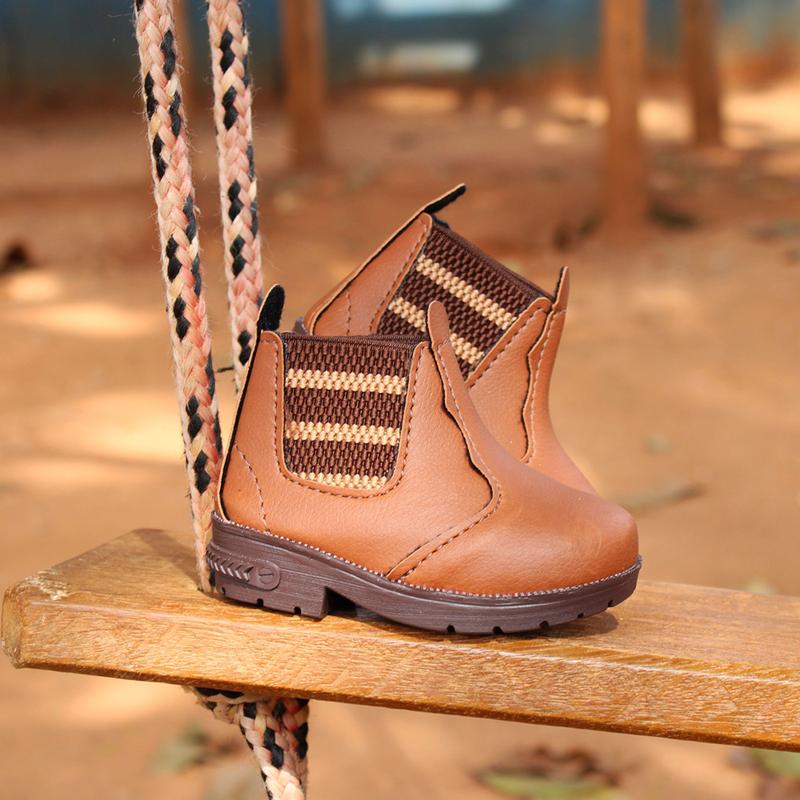 Botinha Bota Para Meninos Masculina material ecológico Macia - Stilus ...