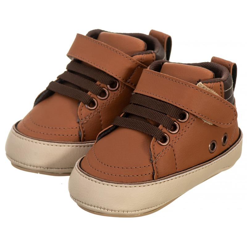 Botinha Infantil Bebê, Com Tiras Autocolantes, Tamanho 14 Ao 20 - Baby ...