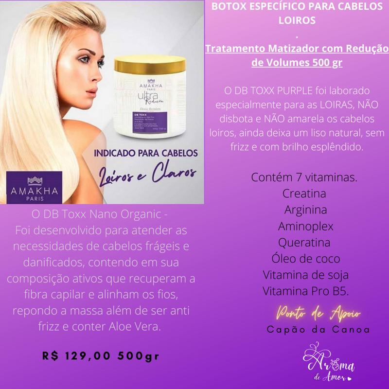 Botox específico para cabelos loiros - AMAKHA PARIS - Cuidados com o ...