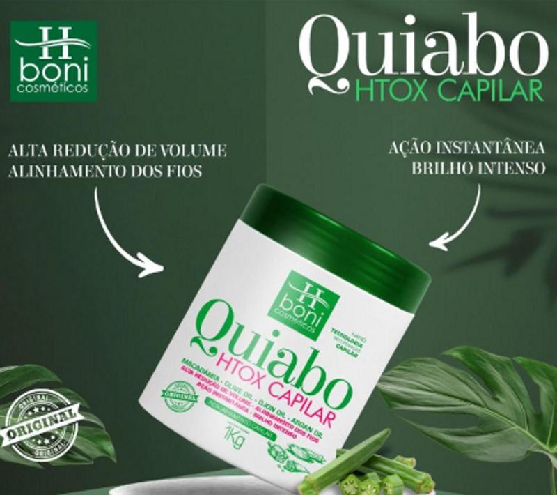 Botox H boni HTOX Capilar de Quiabo 1kg - h boni cosmeticos - Cuidados ...