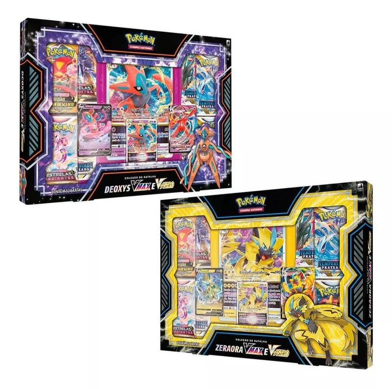 Box Coleção De Batalha Pack com 2 Box (Deoxys + Zeraora) - Copag - Deck ...