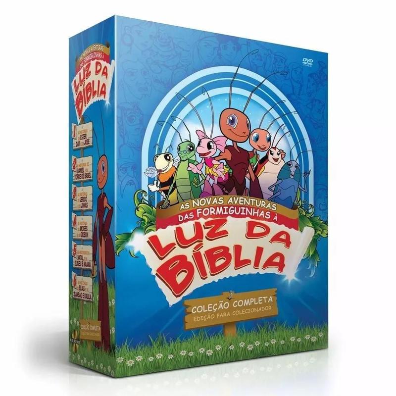Box Coleção Luz Da Bíblia - As Formiguinhas 6 Dvd'S - Md Movie - Livros ...