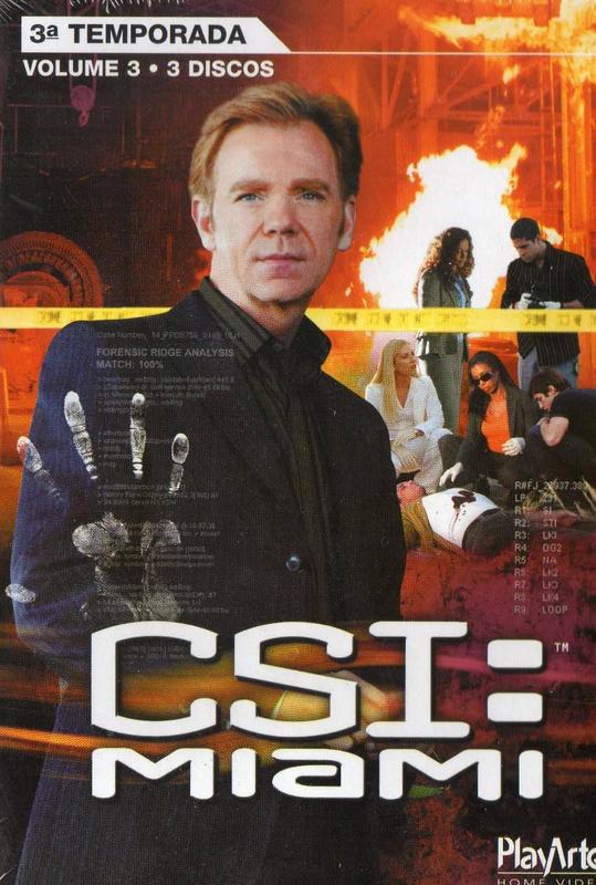 Box Csi: Miami - 3 Temporada - 3 Discos - Vol. 3 - PLAYARTE ...