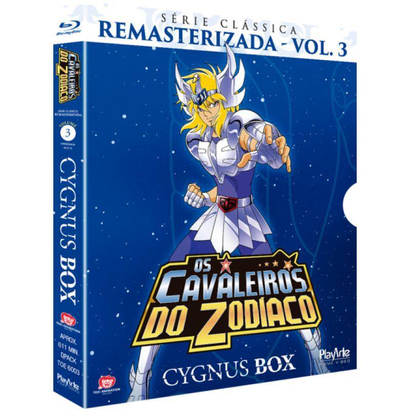 Box Os Cavaleiros Do Zodíaco - Cygnus Box: 3 Blu-Ray's - Playarte - Revista HQ - Magazine Luiza