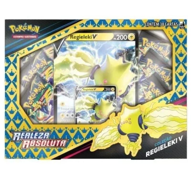 Box Pokémon Regieleki V - Realeza Absoluta Copag Original - Pokémon ...