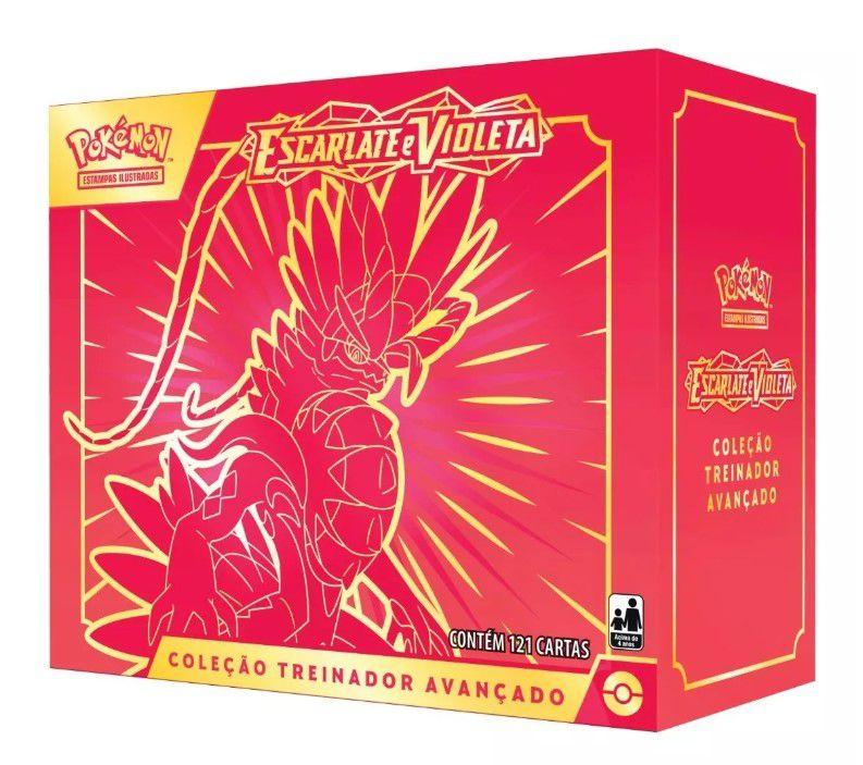 Box Pokémon Treinador Avançado Escarlate e Violeta KORAIDON - Copag ...