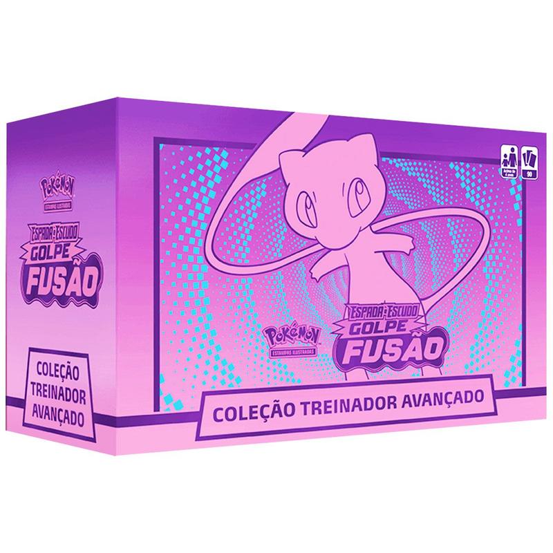 Box Pokémon Treinador Avançado Golpe Fusão Copag - Deck de Cartas ...