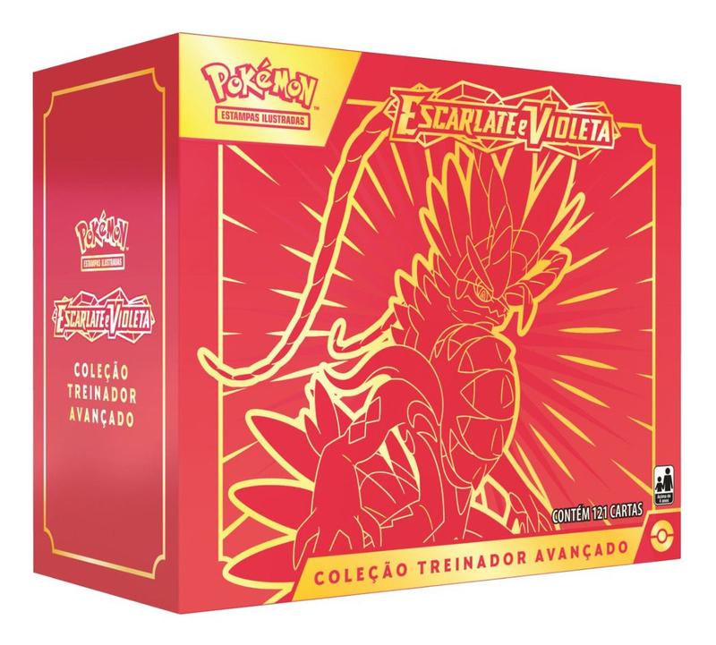 Box Treinador Pokemon Avançado Escarlate E Violeta Koraidon - copag ...