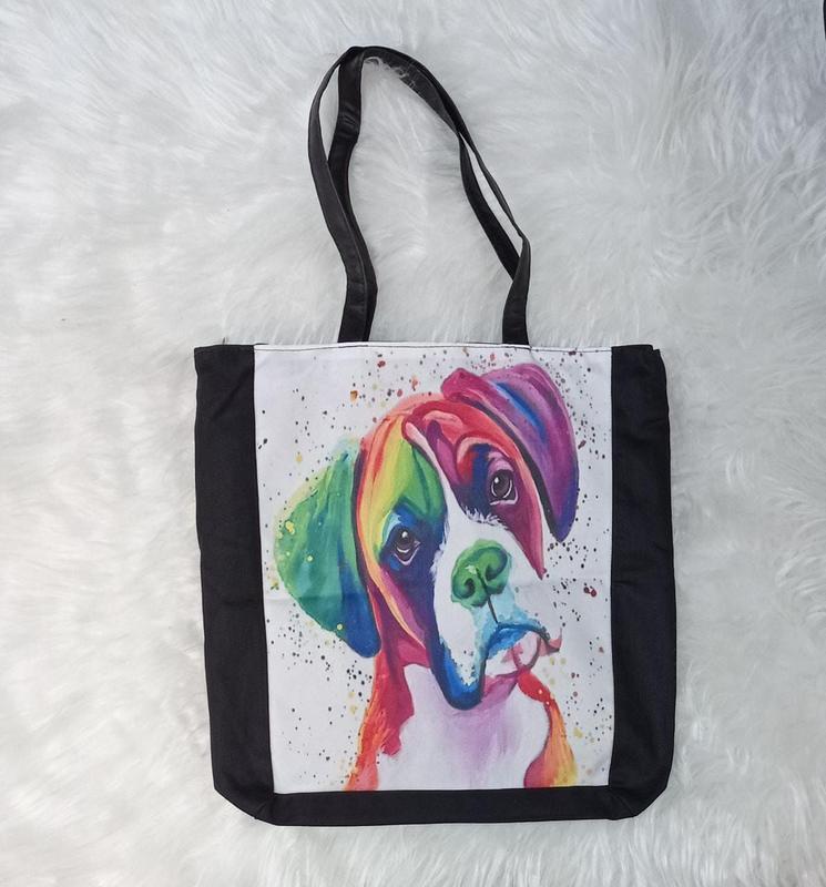 Boxer Bolsa Ecobag Pet Estampa Cachorro Boxer / Cão Boxer - Seu Estilo Pet - Roupas para ...