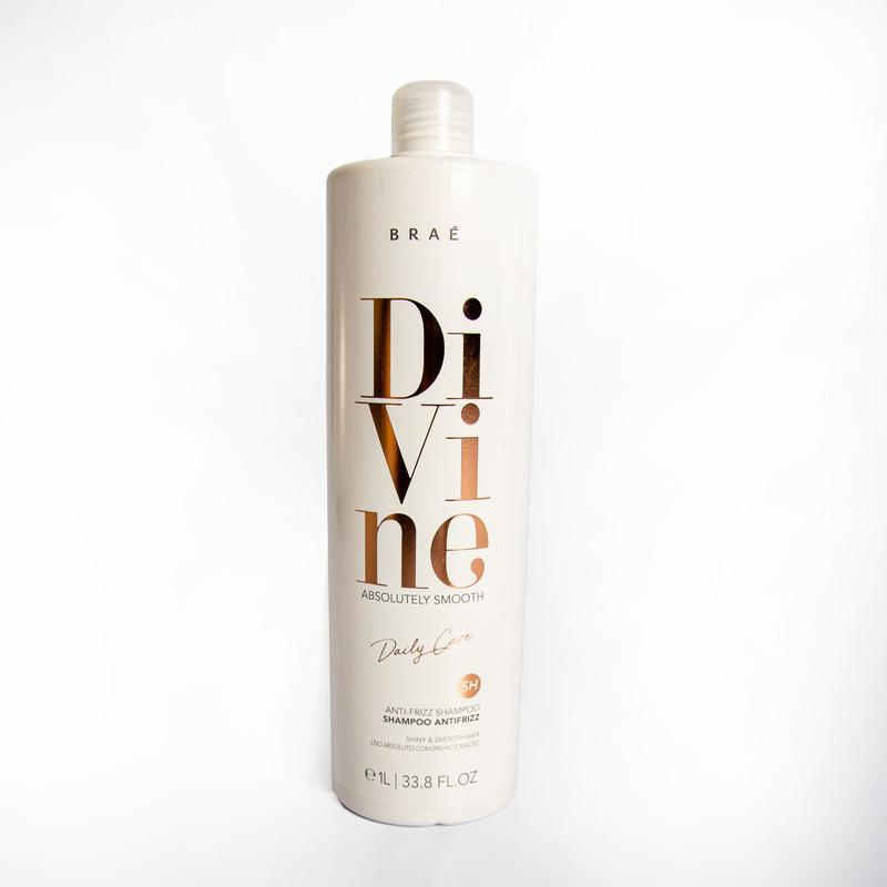 Braé Divine - Shampoo Anti-Frizz - 1000ml - Shampoo - Magazine Luiza