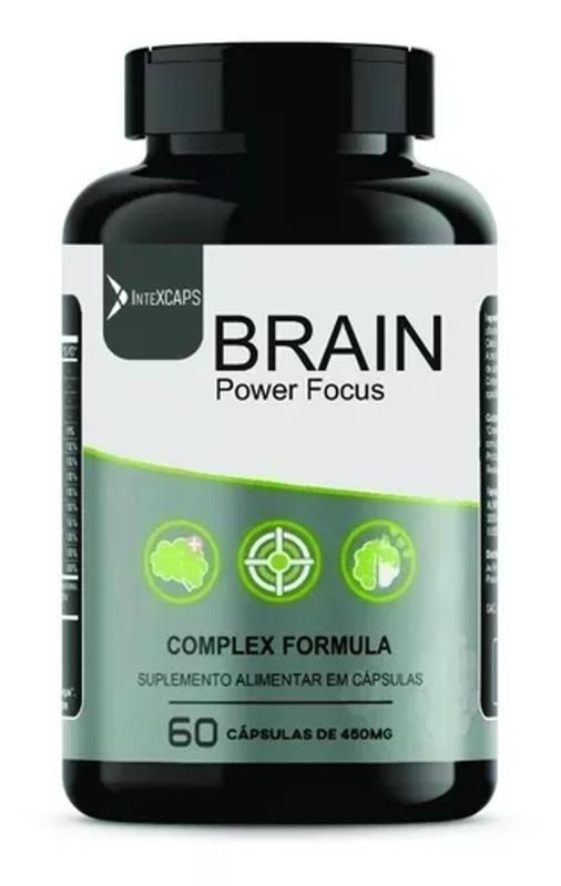Brain Power Focus - 60 Cápsulas - Intexcaps - Termogênico - Magazine Luiza