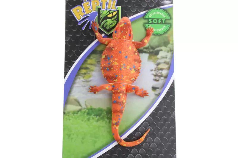 Brinquedo Animais Réptil Soft Colecionador Lagarto Tatu Art Brink - Bonecos - Magazine Luiza