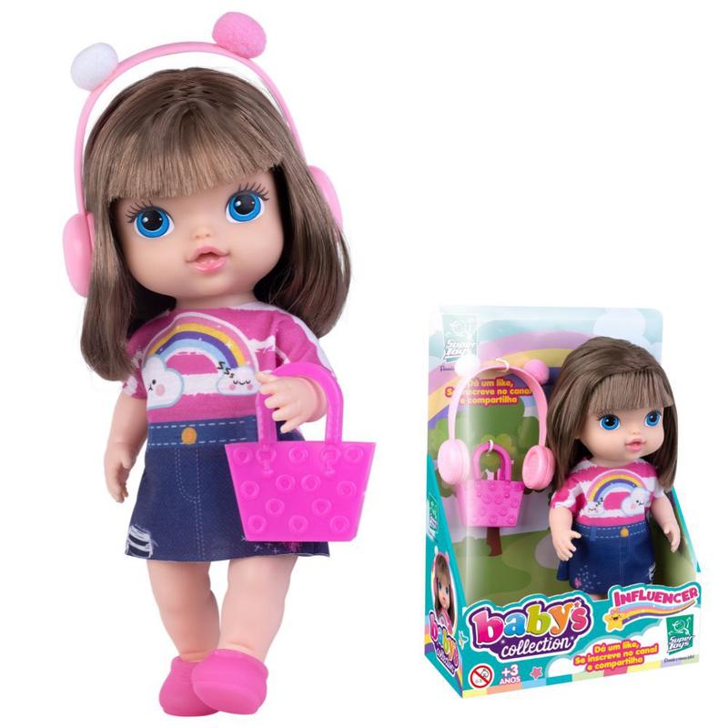 Brinquedo Baby Menina Influenciadora Digital Com Acessórios - Super ...