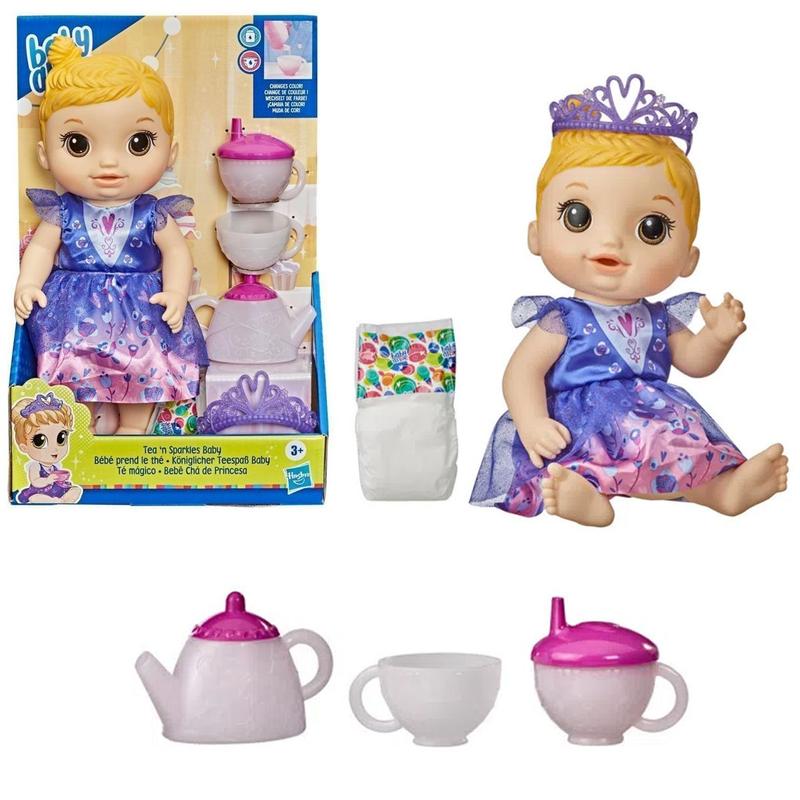 Brinquedo Boneca Baby Alive Bebê Chá De Princesa Hasbro - Boneca Baby ...