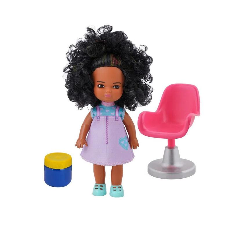 Brinquedo Boneca Fashion Studio Bia Pinta Cabelo Estrela - Bonecas ...