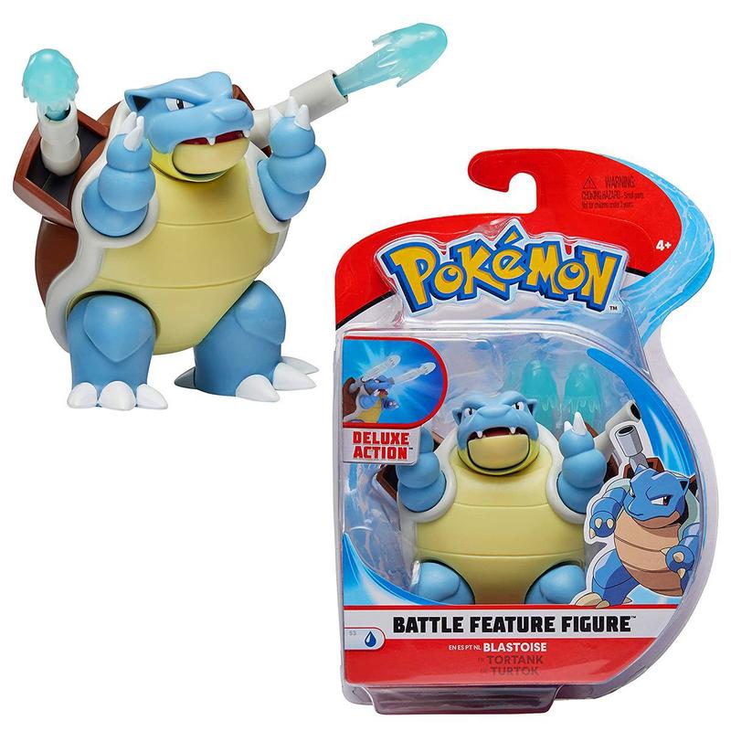 Brinquedo Boneco Articulado Pokémon Blastoise 10 Cm Sunny - Bonecos ...