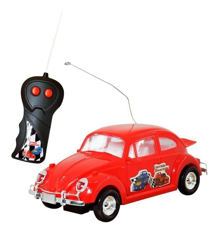 Brinquedo Carro Controle Remoto Fusca Sem Fio Frente E Ré Vm - DM Toys ...