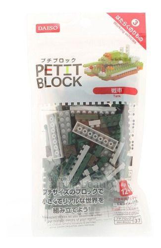 Brinquedo De Montar Mini Peça Petit Block Tank - Daiso - Brinquedos de ...