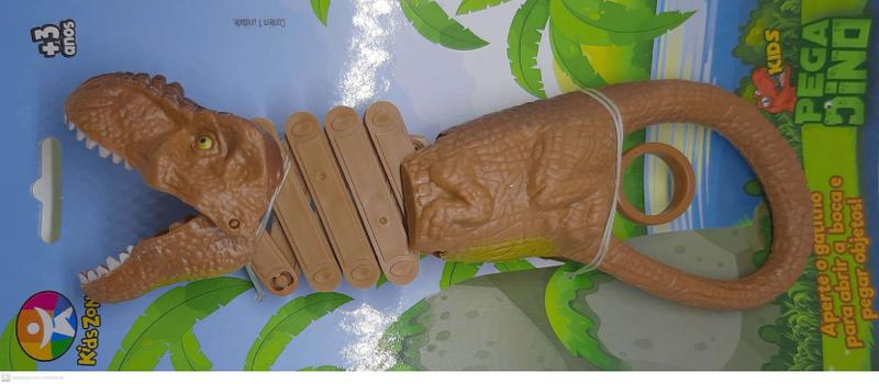 Brinquedo Dinossauro Kids Pega Dino Pega Objetos Kids Zone - Bonecos ...