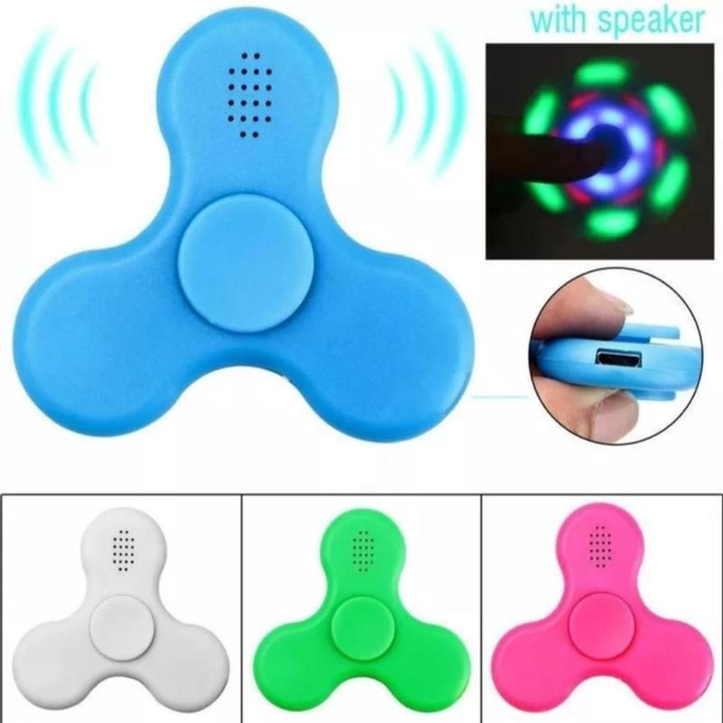 Brinquedo Interativo Antin Stress Fidget Spinner Musical Led Bluetooth ...