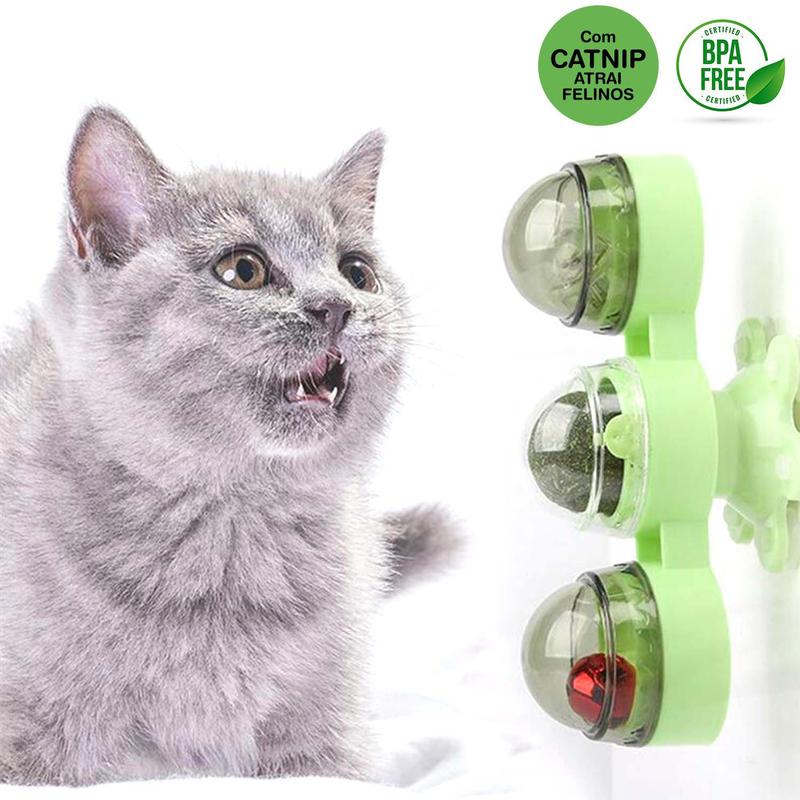 Brinquedo Interativo P/ Gatos Bolinhas Com Luz Bolinha Com Som e ...