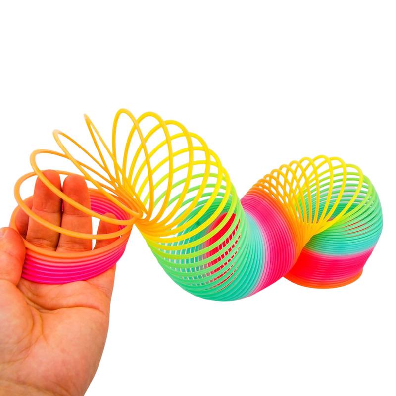 Brinquedo Mola Maluca Divertida Colorida Plástico Festa Lembrancinha ...