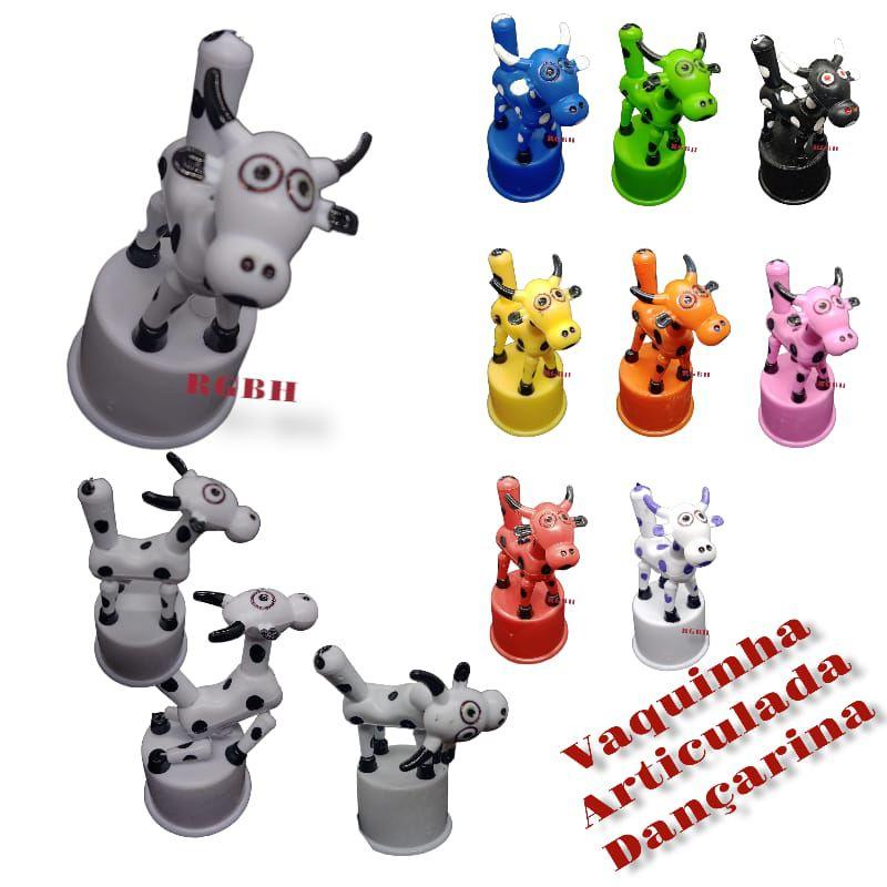 Brinquedo Retrô Mini Vaquinha Dançarina Mole Mole - BH Mania De Brincar ...