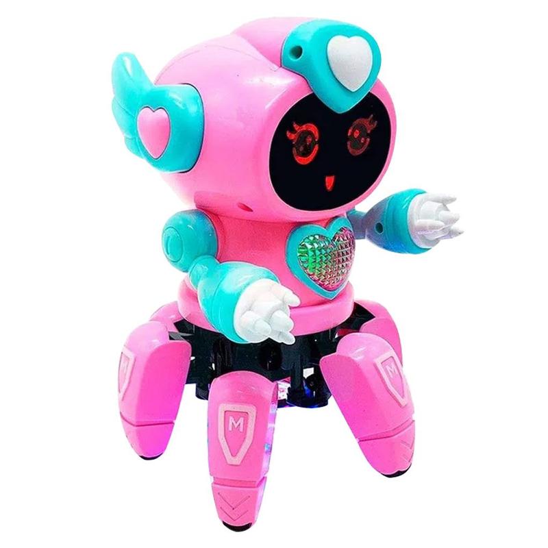 Brinquedo Robô Lady Com Face Digital Rosa ZB500 - Art Brink - Robô ...