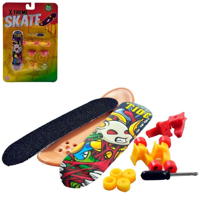 Brinquedo Skate de Dedo de Plastico 14 peças Xtreme - Ark Toys - Skate ...