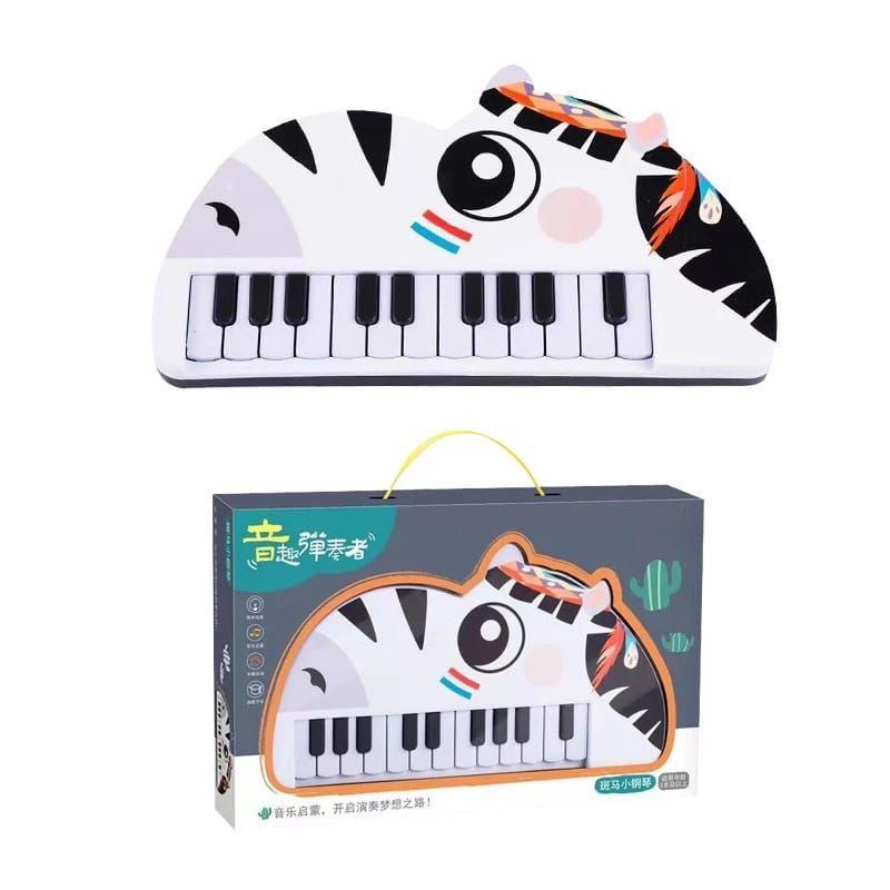 Brinquedo teclado de piano eletrônico zebra musical - TOYS - Sons e ...