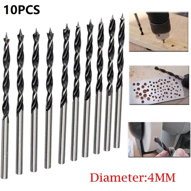 Broca Para Madeira 4mm kit com 10 Peças. - Jssavendas - Jogo de Brocas ...