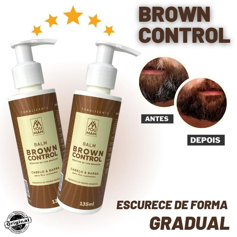 Brown Control kit com 2 unidades escurecedor gradual de fios brancos do ...