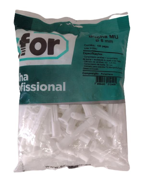 Bucha Gesso Drywall com aba Fixação parede SFOR 8mm 100pçs - Bucha ...