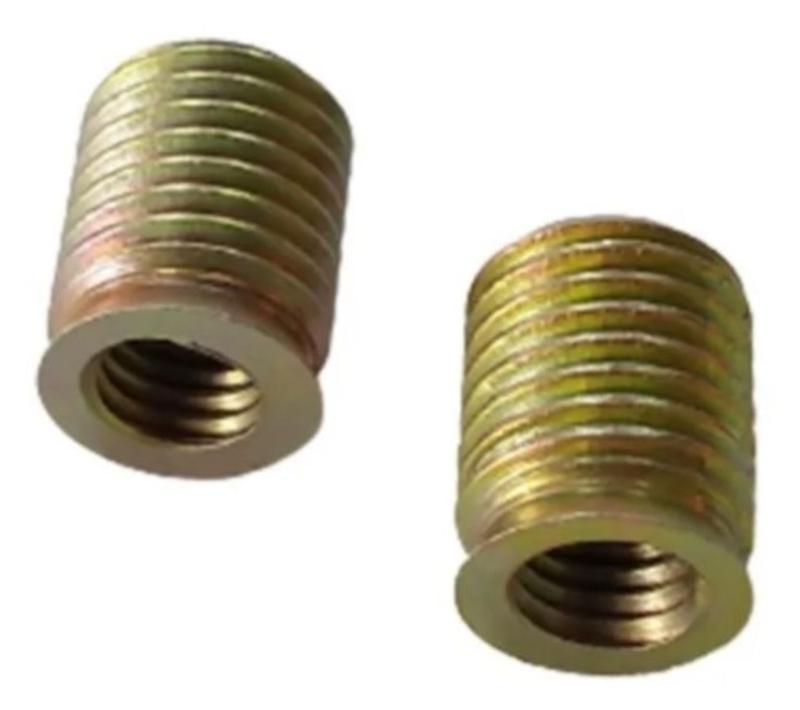 Bucha Roscada M8 1,25 X M12 1,5 Comp. 15mm Kit 12 Peças - Bucha ...