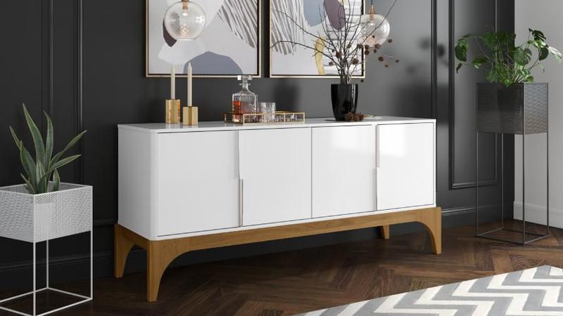 Buffet Amalfi / Lukaliam / Toplar - Buffet e Balcão para Sala de Jantar ...