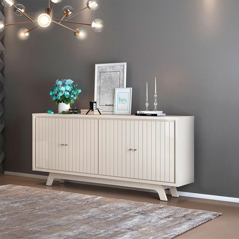 Buffet Brise em MDF 180 cm DJ Móveis - Buffet e Balcão para Sala de Jantar - Magazine Luiza